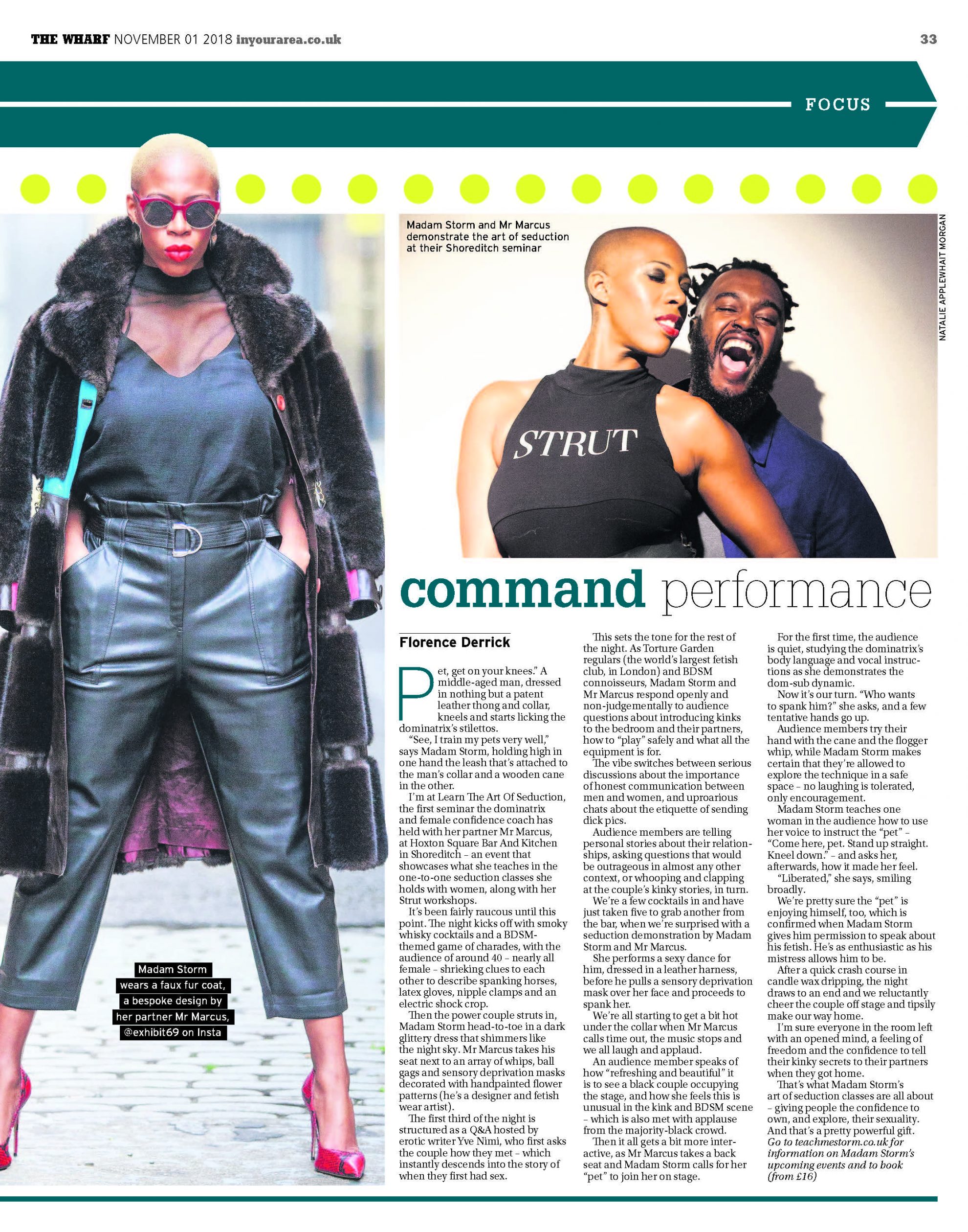 The art of seduction (review) – Florence Derrick